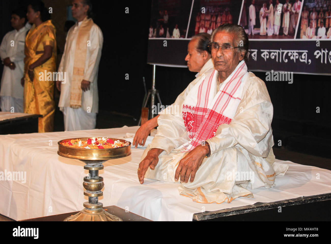 Guwahati, India. 05th May, 2018. Satriya dance guru Padma Shri Surya ...