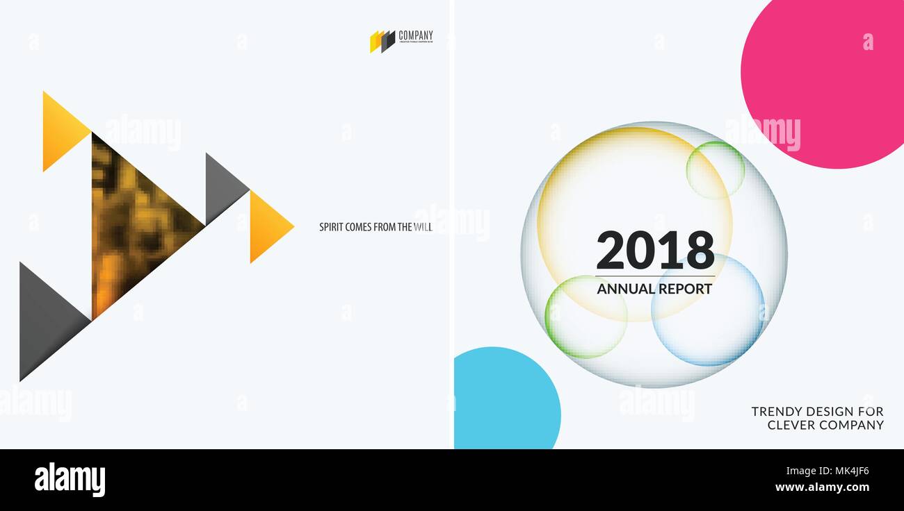 Set of abstract vector design for graphic template. Creative modern business background Stock ...