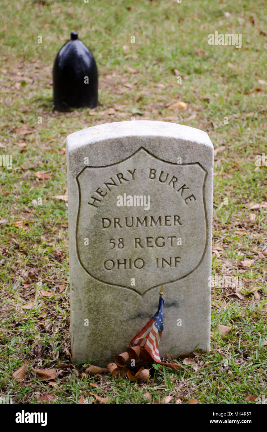 Henry burke drummer boy of shiloh hi-res stock photography and images ...