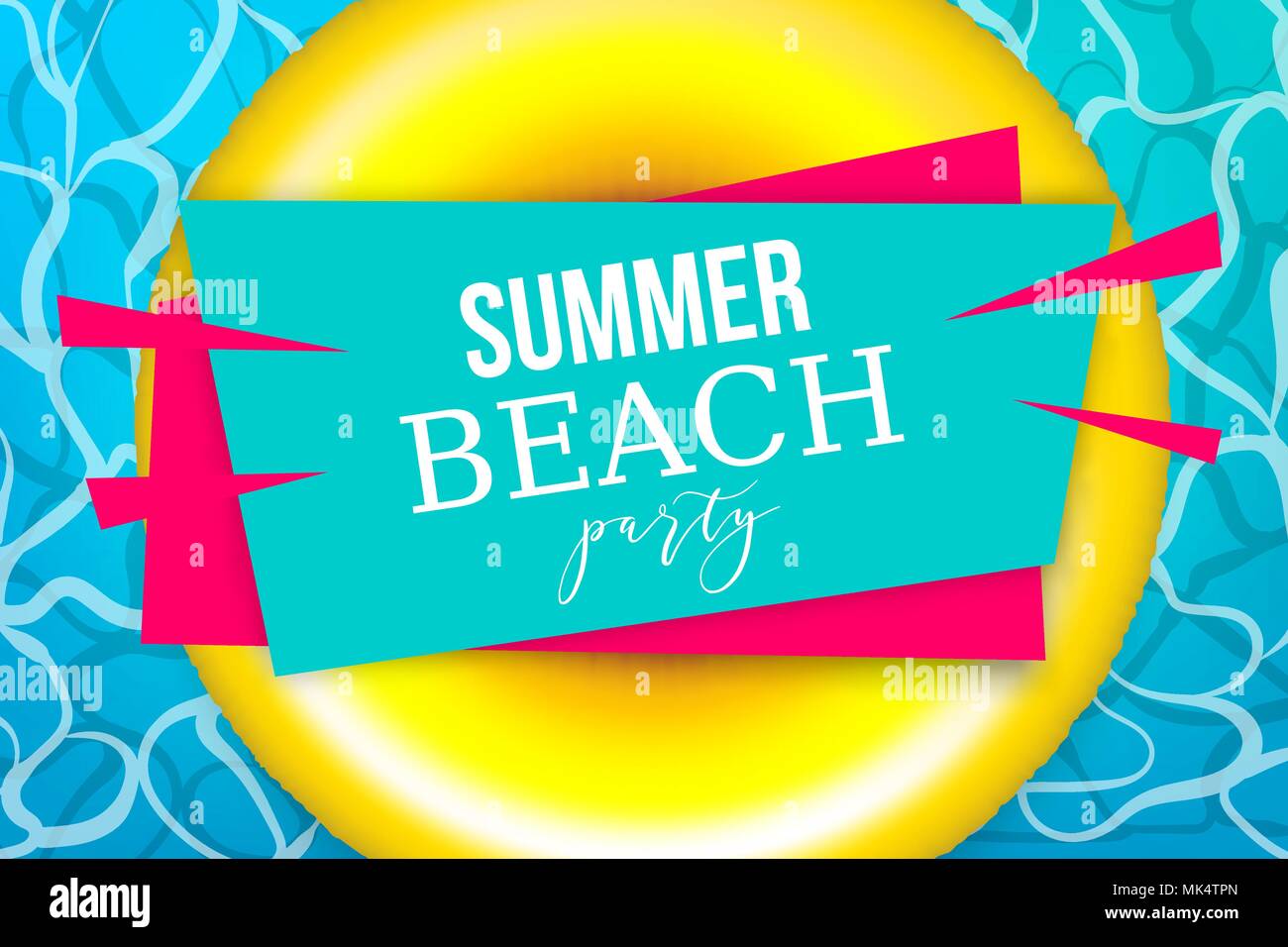 Blue water background top view Stock Vector Images - Alamy