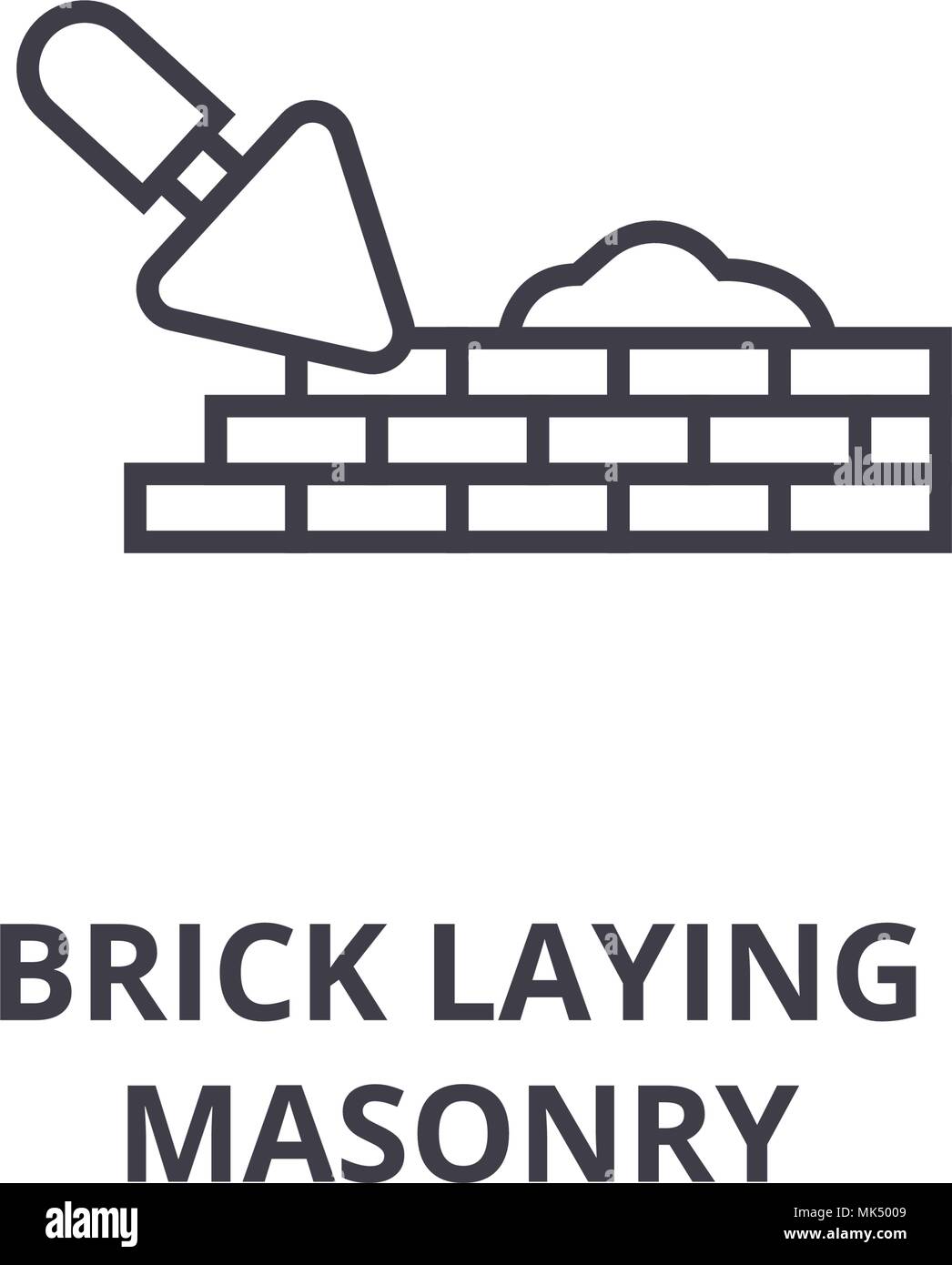 Bricklaying tools Stock Vector Images - Alamy