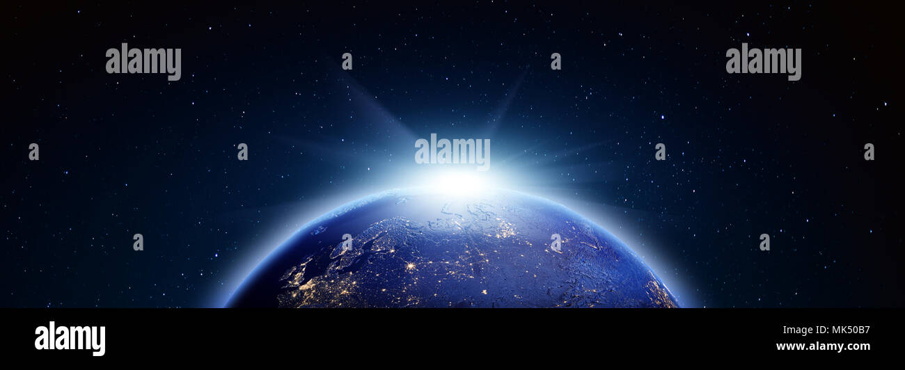 Panorama world map hi-res stock photography and images - Alamy