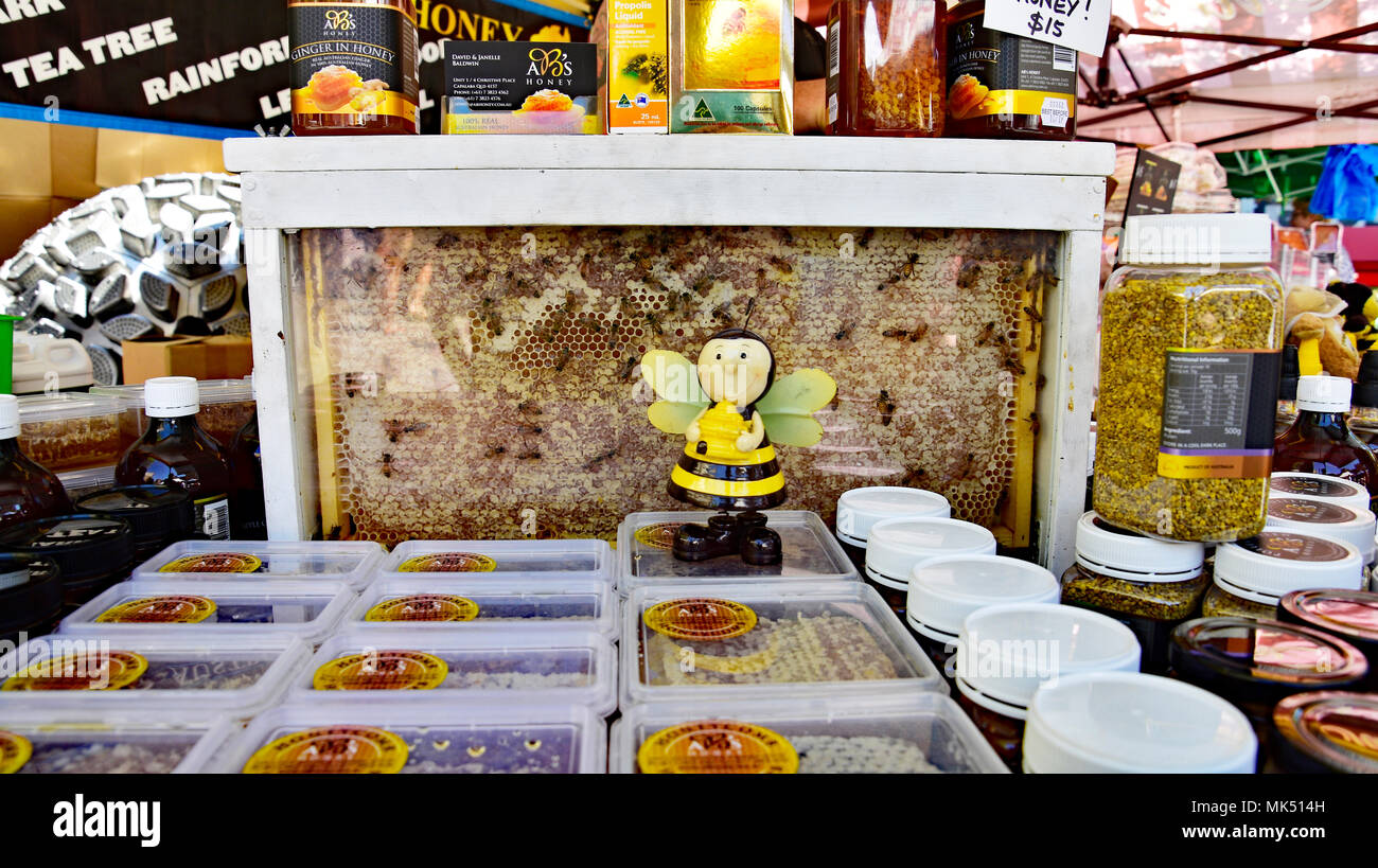 Market Stall Selling Honey High Resolution Stock Photography and Images ...