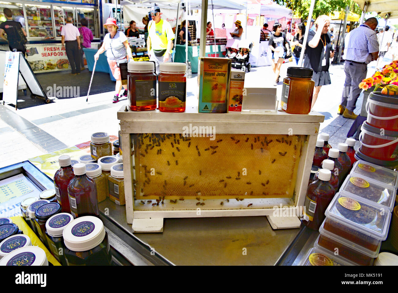 Market Stall Selling Honey High Resolution Stock Photography and Images ...