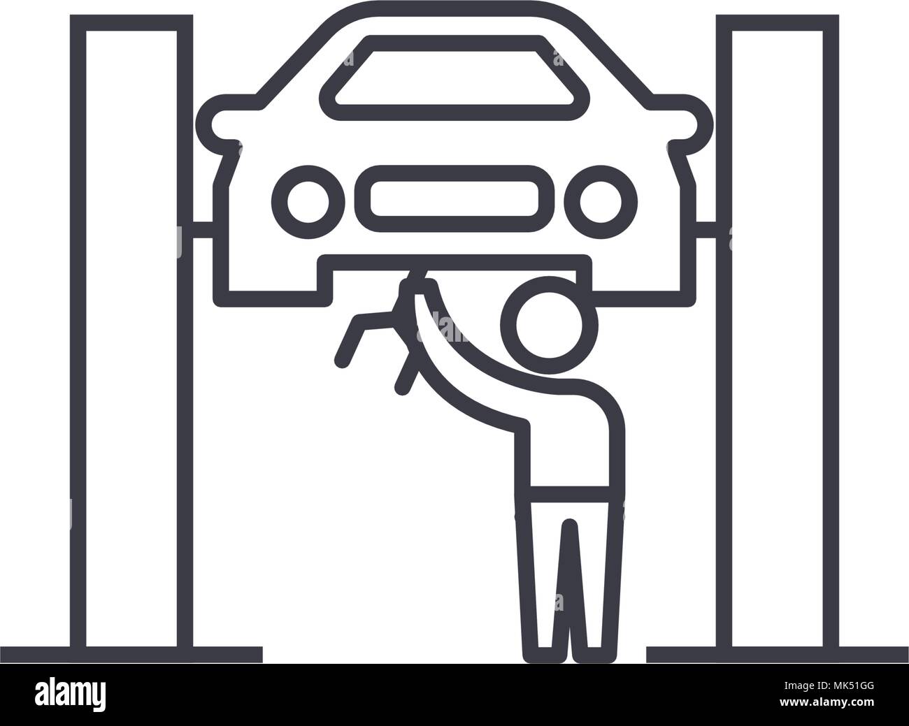 Servicing centre Stock Vector Images - Alamy