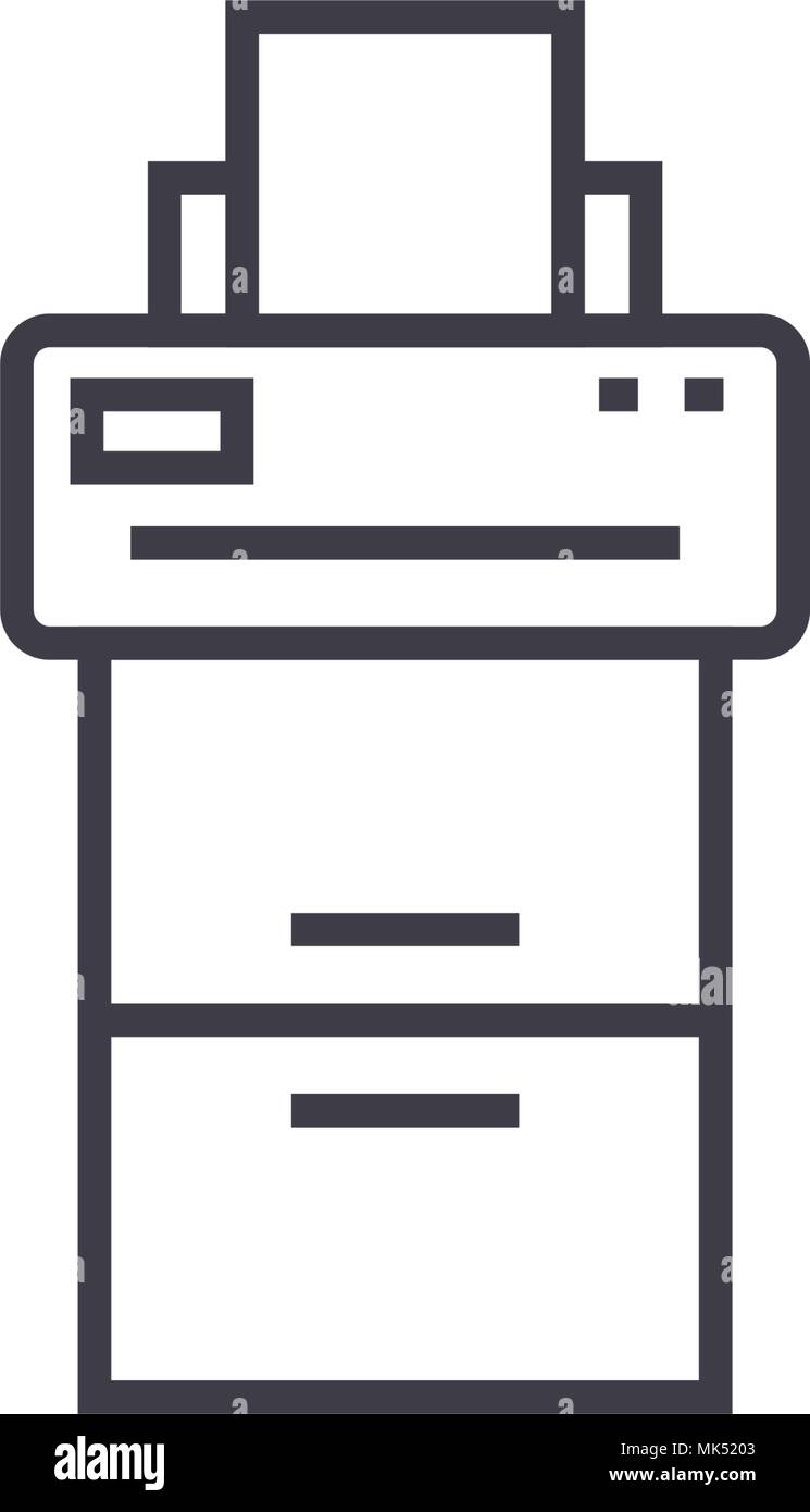 Copier woman Stock Vector Images - Alamy