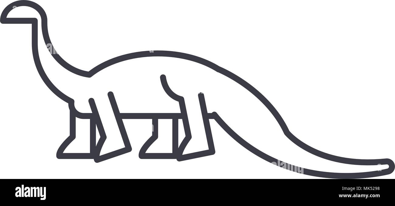 Brontosaurus Outline