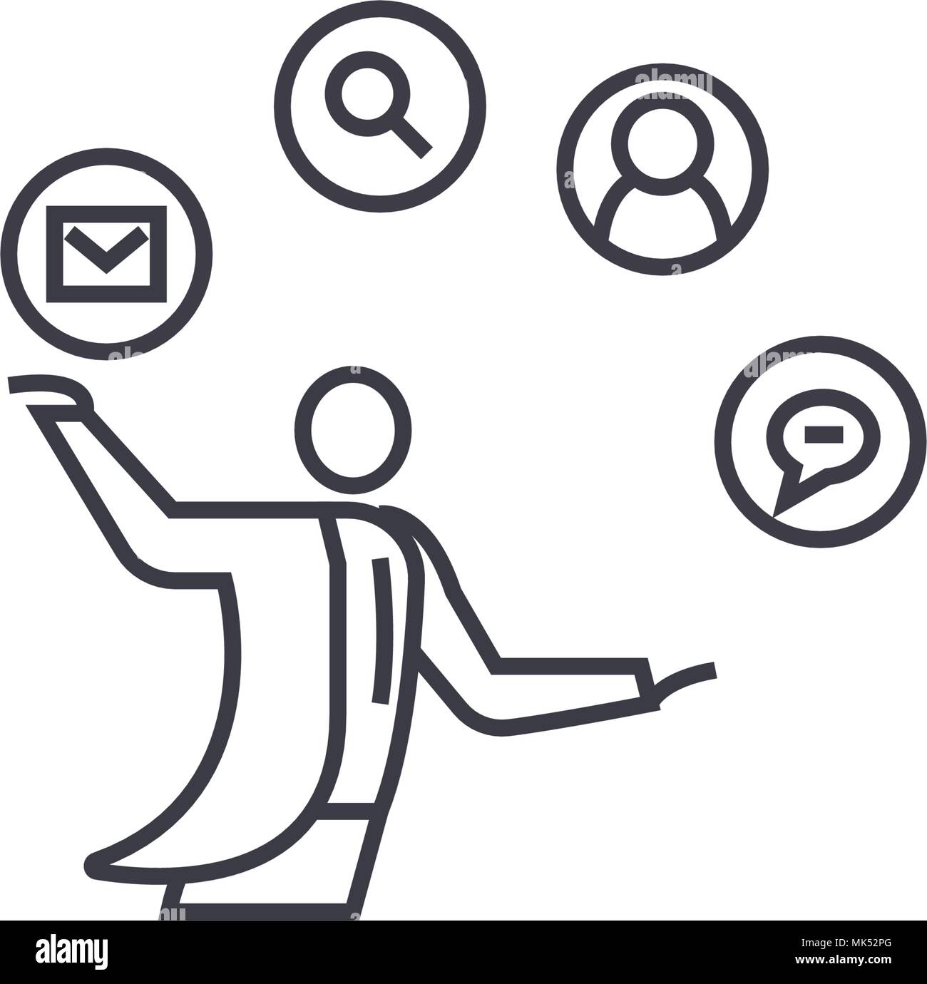 Young company founder Stock Vector Images - Alamy