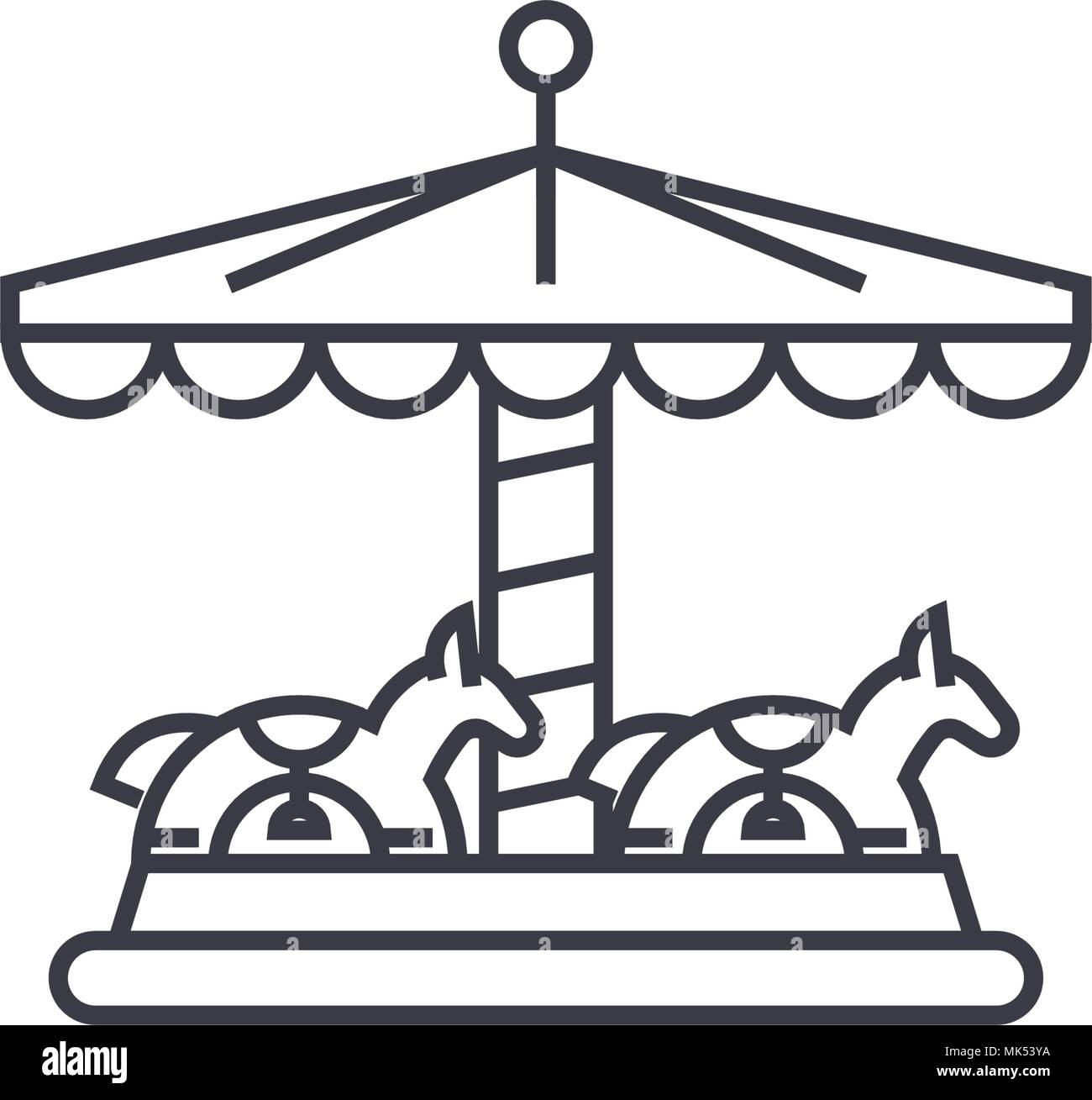 Merry Go Round Illustration