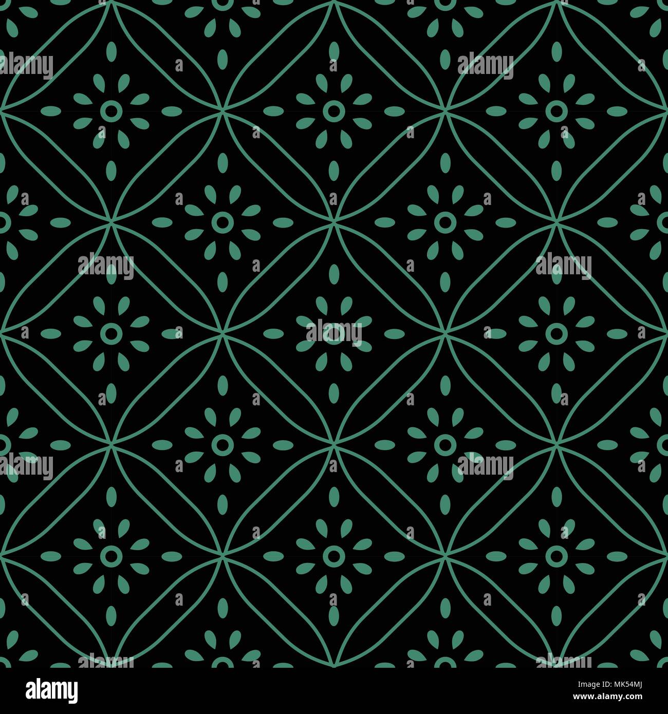Antique seamless background Curve Cross Round Frame Flower, Ideal for ...