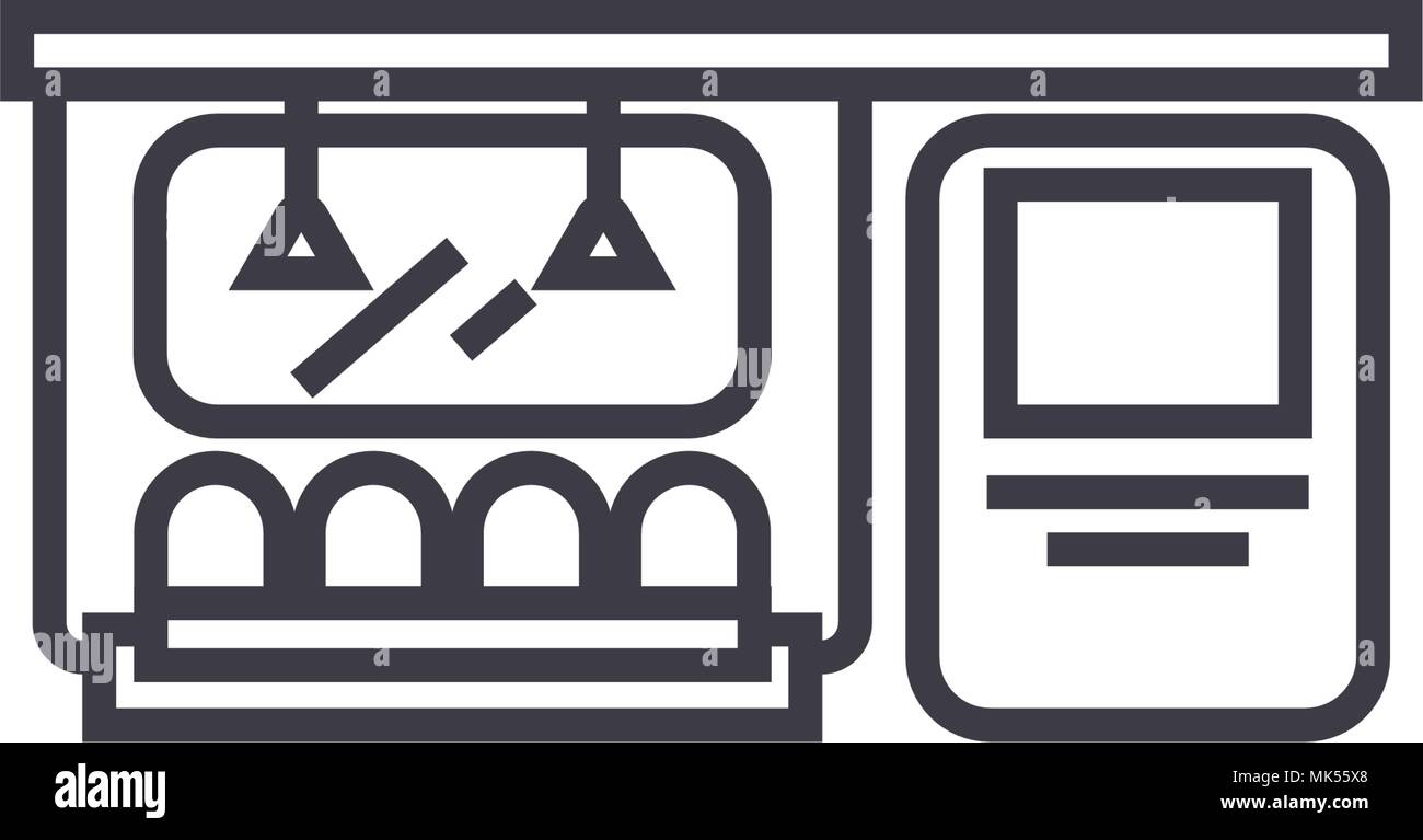 Empty subway new york Stock Vector Images - Alamy