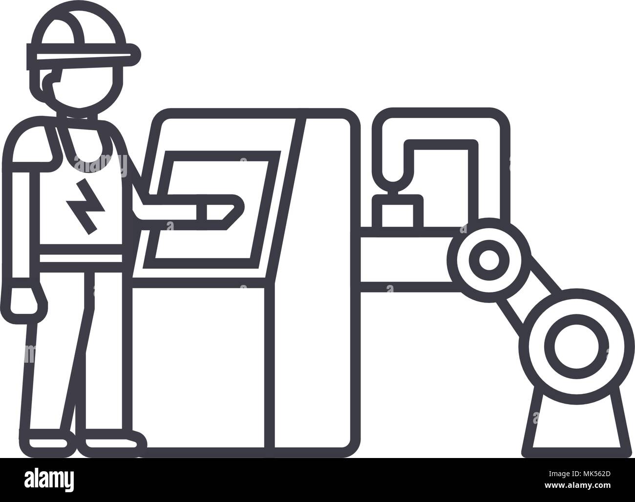 Cctv control room Stock Vector Images - Alamy