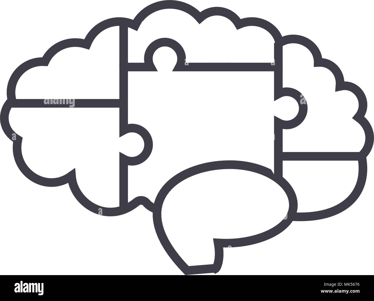 training program vector line icon, sign, illustration on background ...
