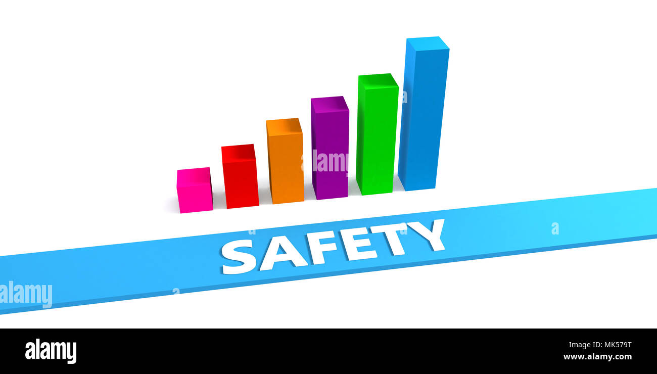 Great Safety Concept with Good Chart Showing Progress Stock Photo - Alamy
