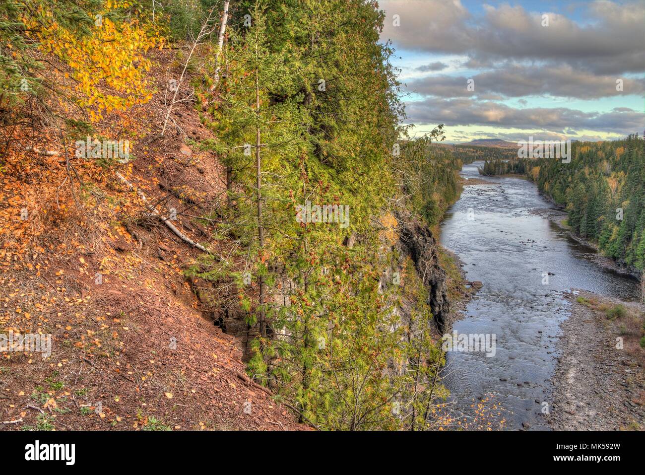 Kakabeka Falls Provincial Park in early Autumn Stock Photo - Alamy