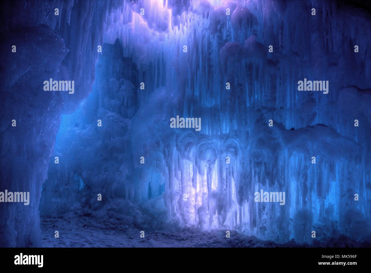 Ice Castle just outside of the Twin Cities Minnesota in Stillwater ...