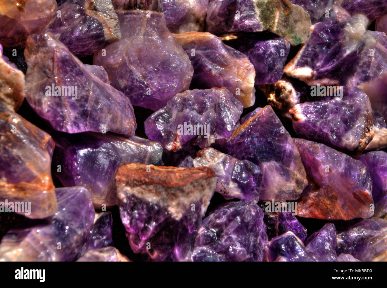 Beautiful Canadian Amethysts from Northern Ontario, Canada Stock Photo ...