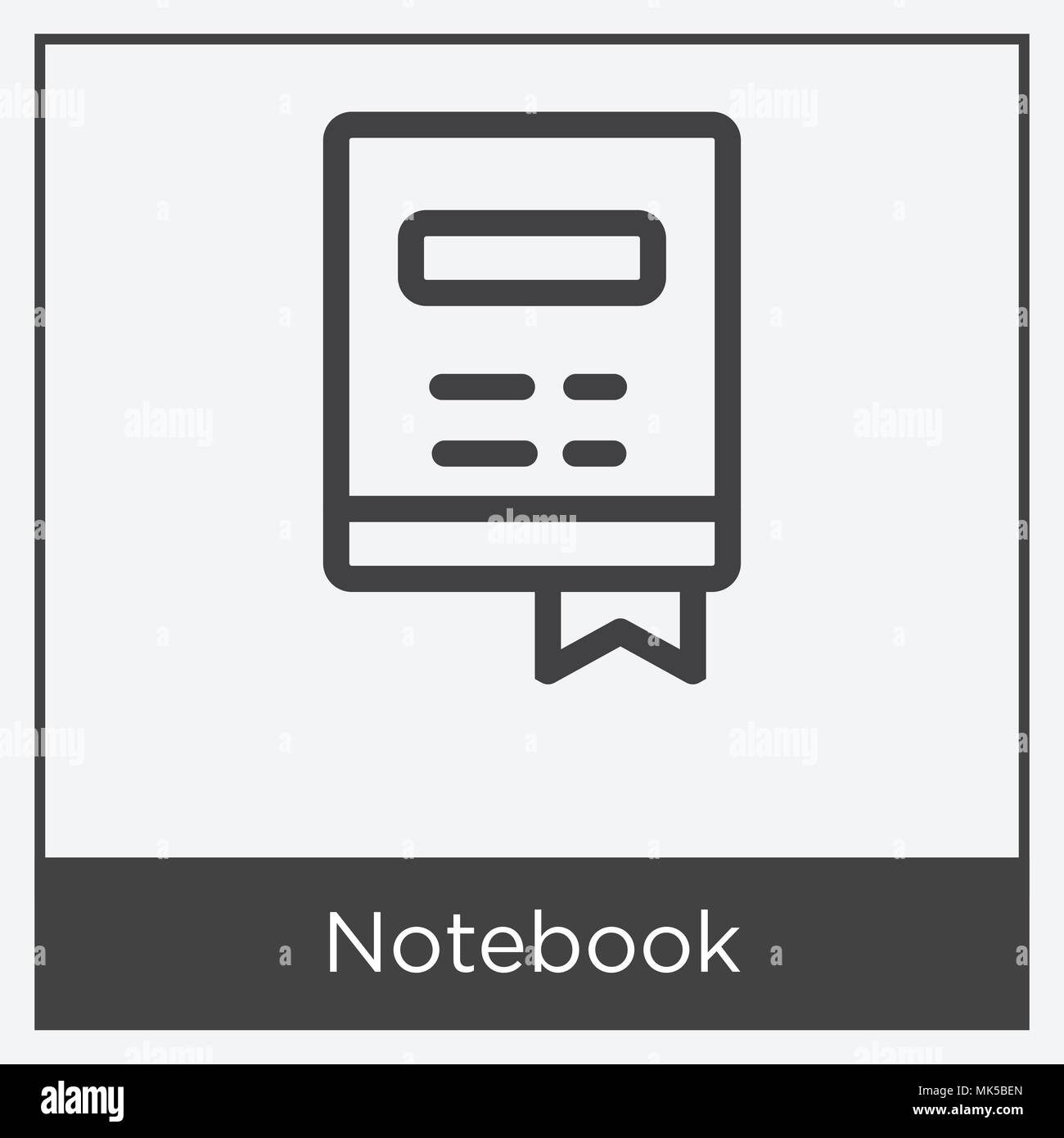 Notebook page png hi-res stock photography and images - Alamy
