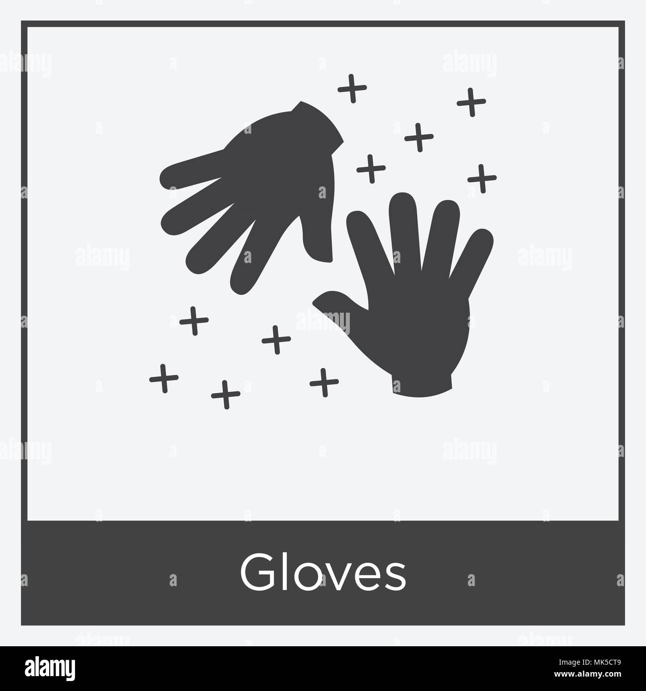 Latex free glove Stock Vector Images - Alamy