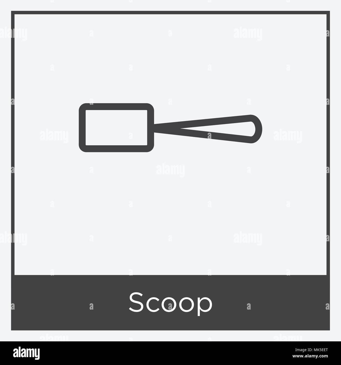 Measuring scoops Stock Vector Images - Alamy