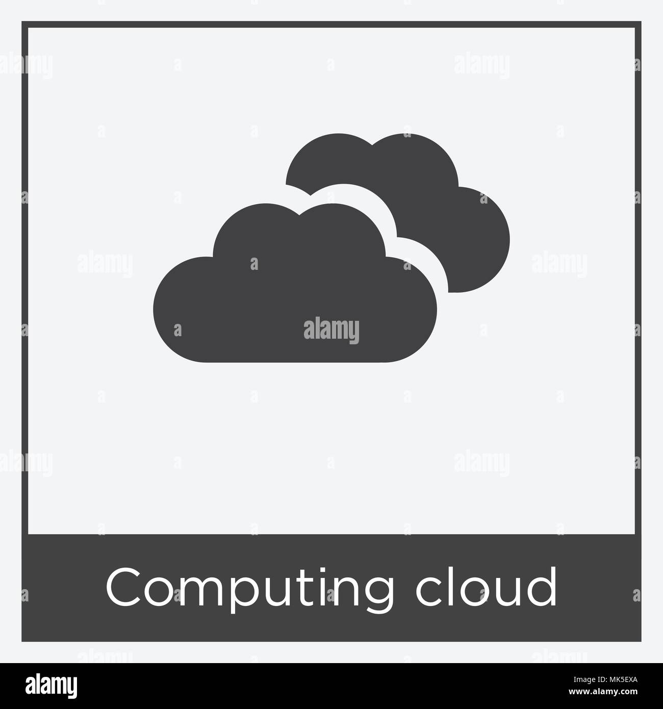 Cloud computing icon png hi-res stock photography and images - Alamy