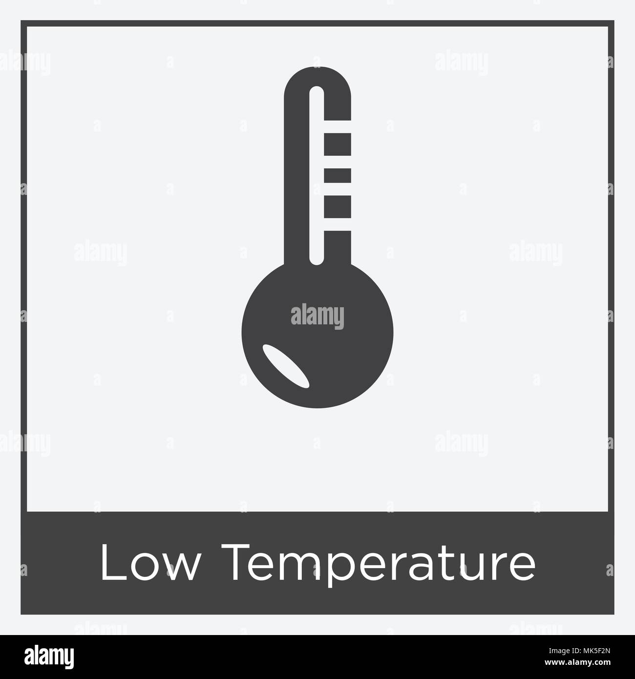 Thermometer Icon High Low Temperature Stock Photos & Thermometer Icon ...