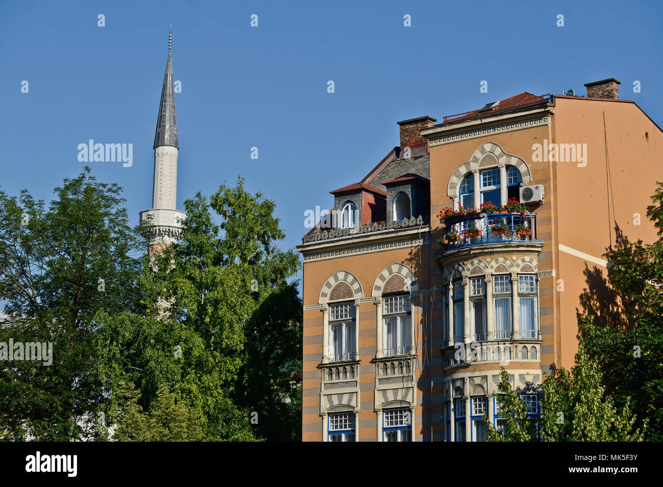 Islamic architecture, Sarajevo, Bosnia Stock Photo - Alamy