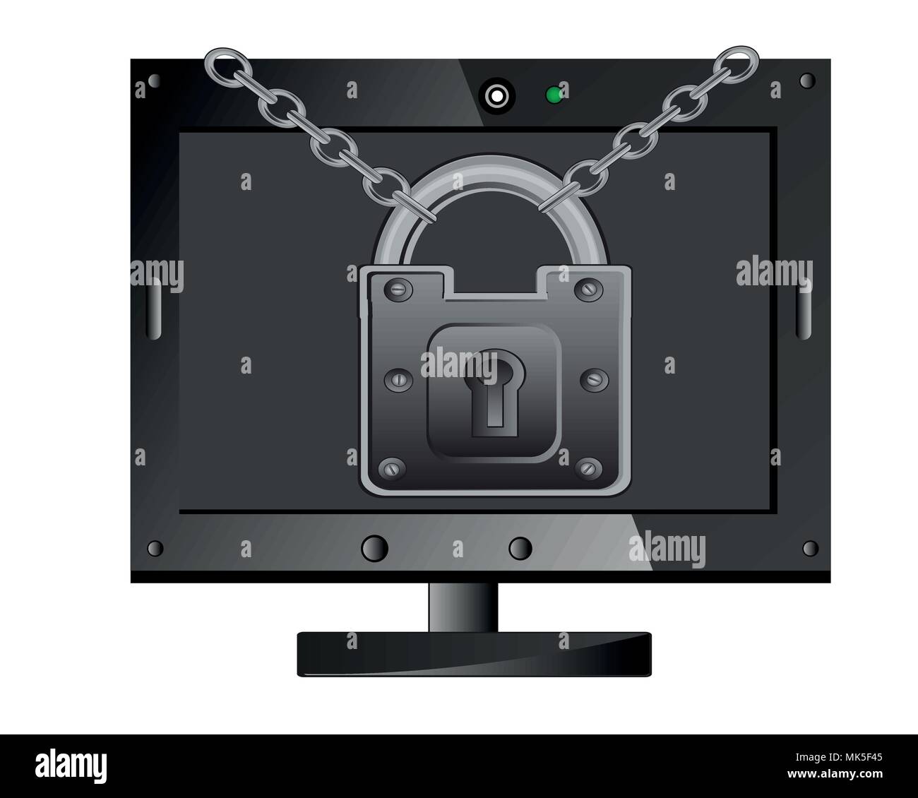 Blocking lock Stock Vector Images - Alamy