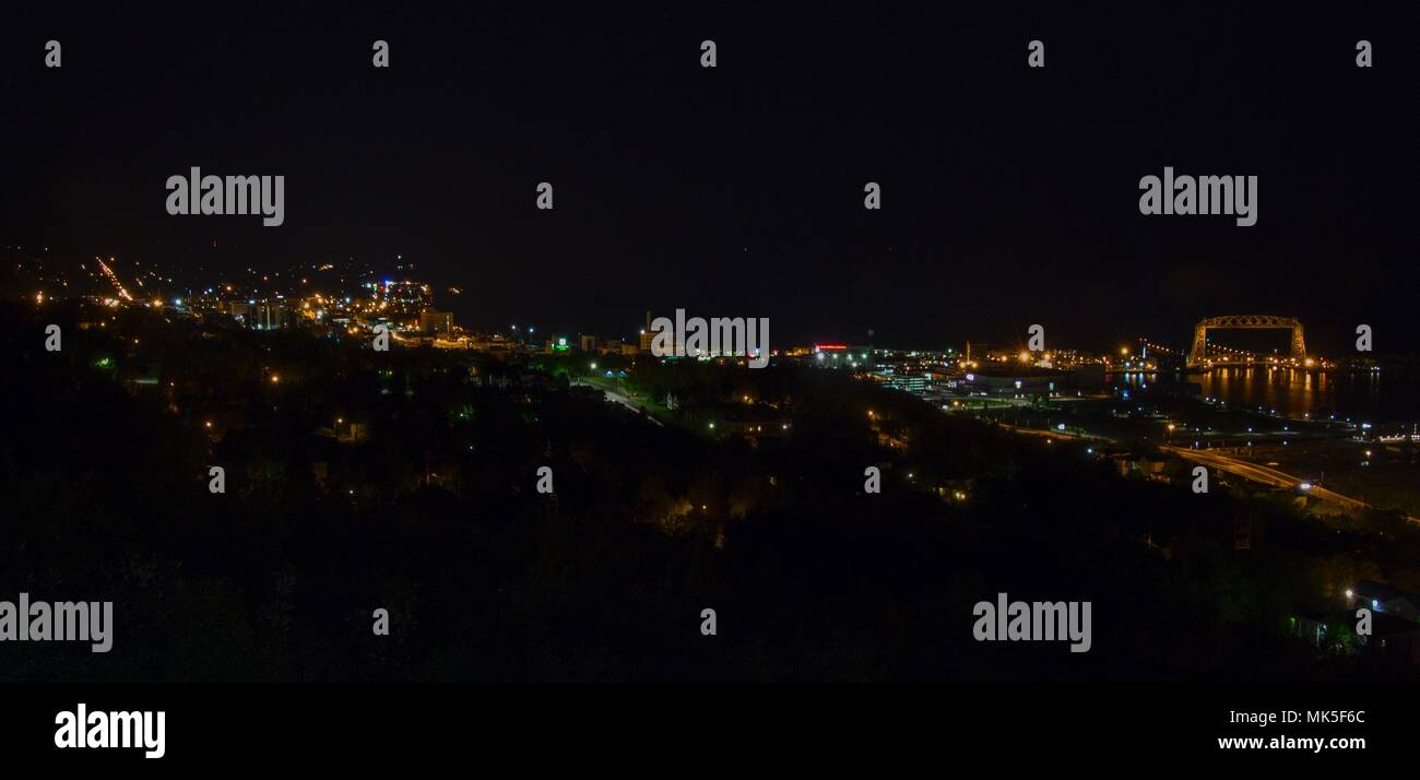 Enger Tower is a tourist destination and scenic view in Duluth ...