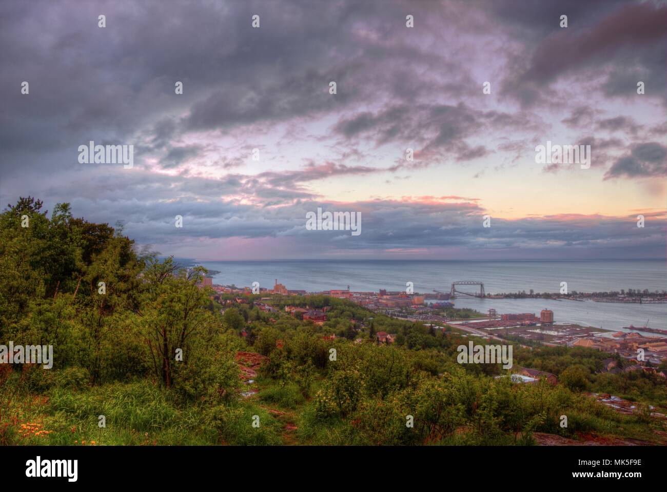 Enger Tower is a tourist destination and scenic view in Duluth ...