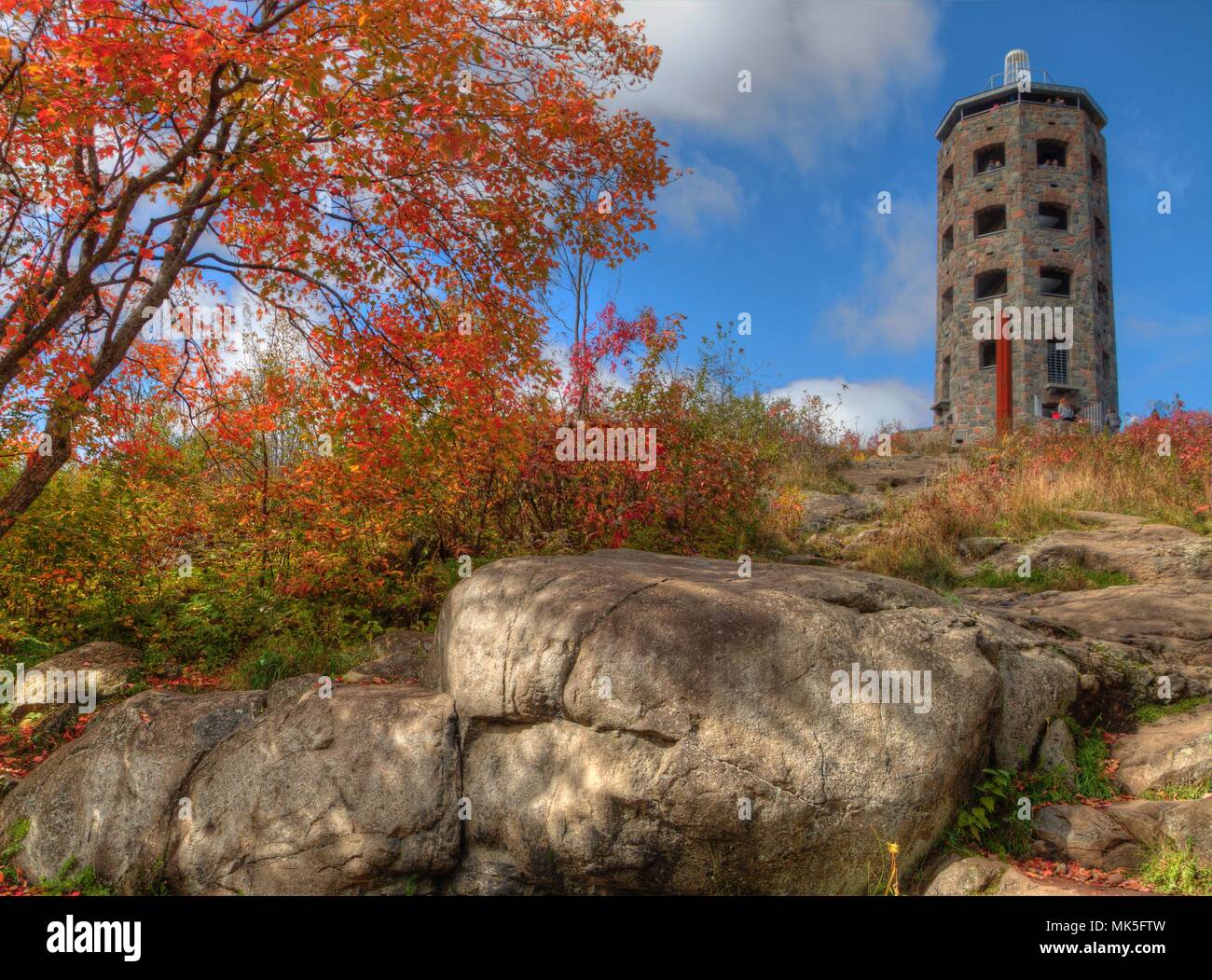 Enger Tower is a tourist destination and scenic view in Duluth ...