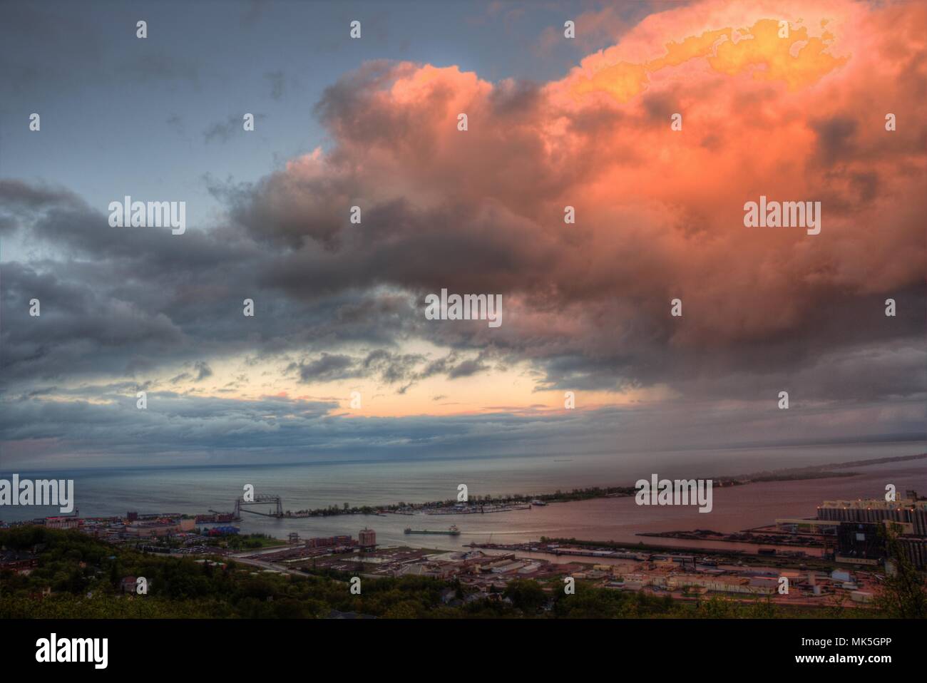 Enger Tower is a tourist destination and scenic view in Duluth ...