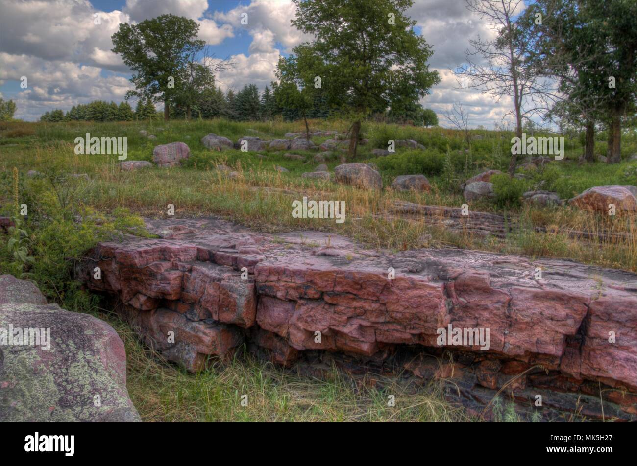 Pipestone National Monument is part of the National Park System. It is ...