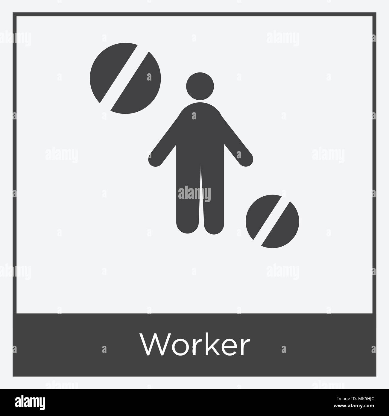 Border workers Stock Vector Images - Alamy