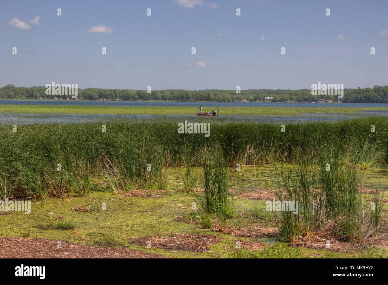 Bowstring Lake is Part of the Leech Lake Native American Reservation in ...