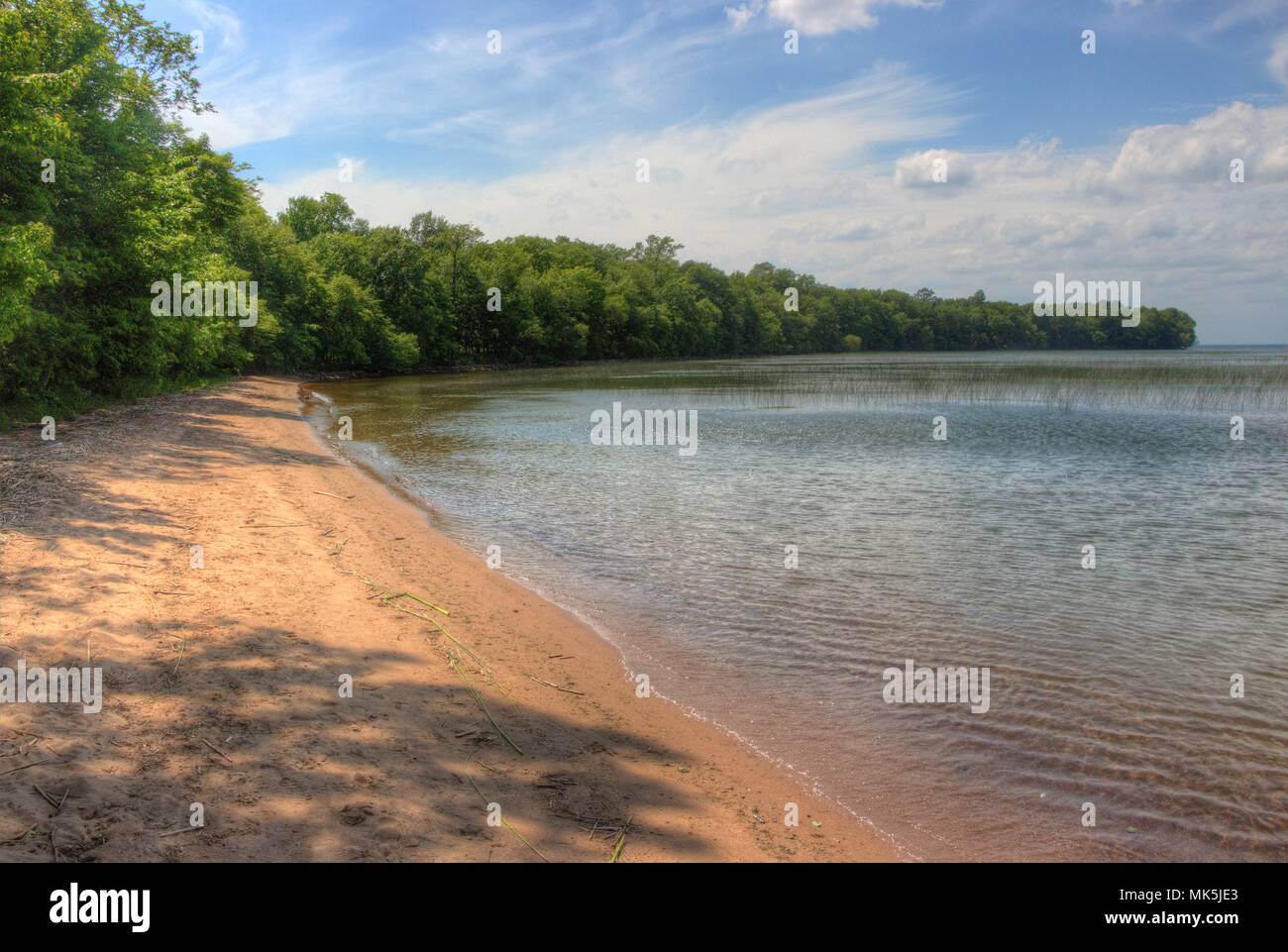Bowstring Lake is Part of the Leech Lake Native American Reservation in ...