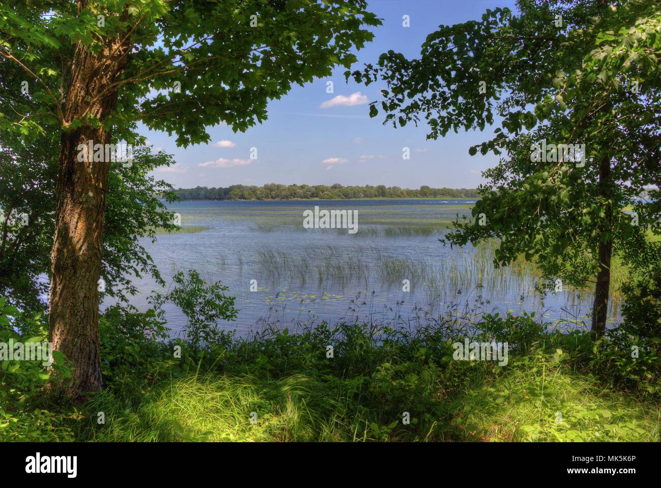 Bowstring Lake is Part of the Leech Lake Native American Reservation in ...