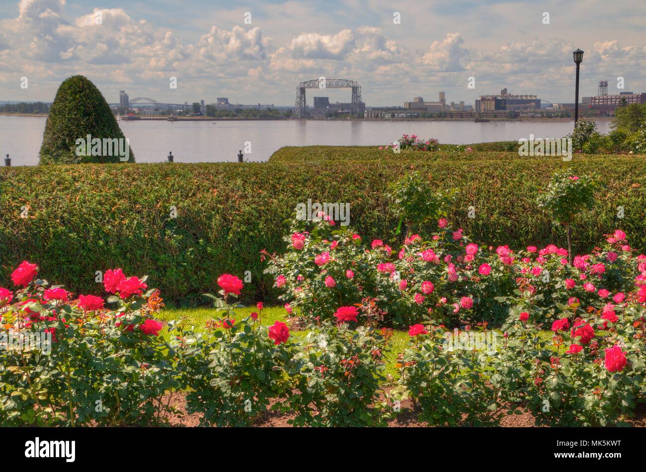 Duluth's Flower Garden in Summer Stock Photo - Alamy