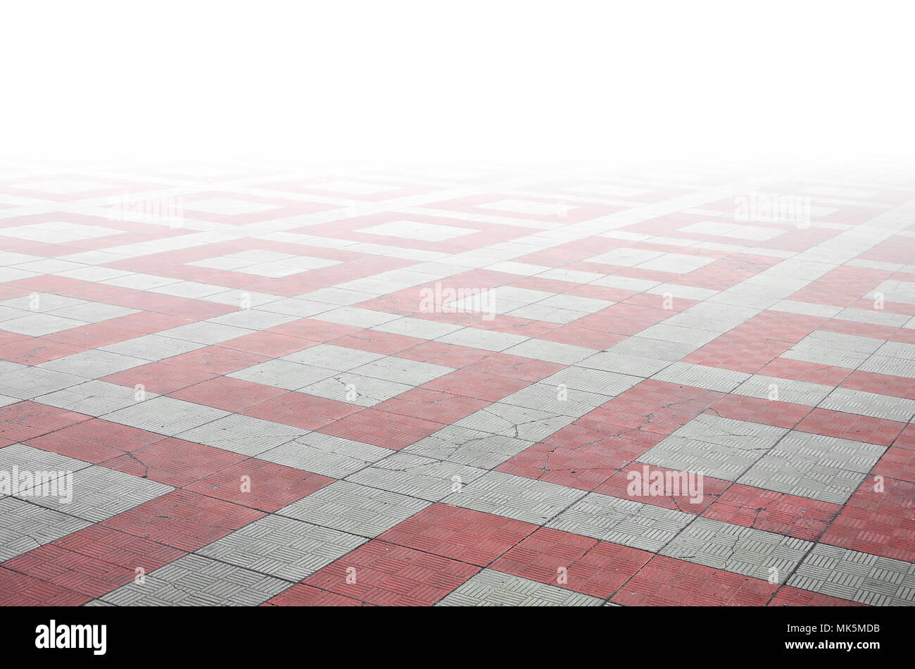 Photo of the site from the old paving slab with small defects and ...