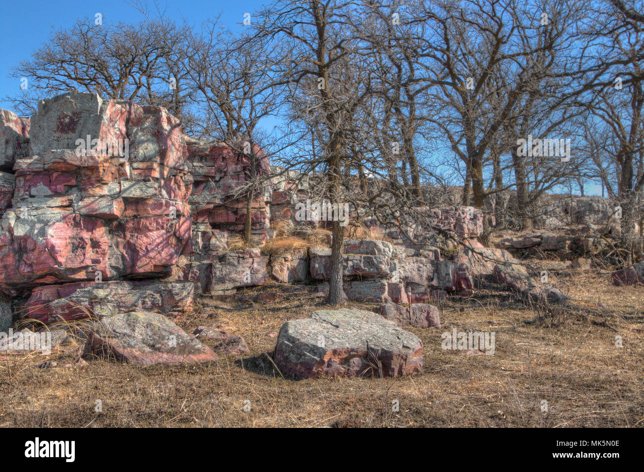 Pipestone National Monument is part of the National Park System. It is ...