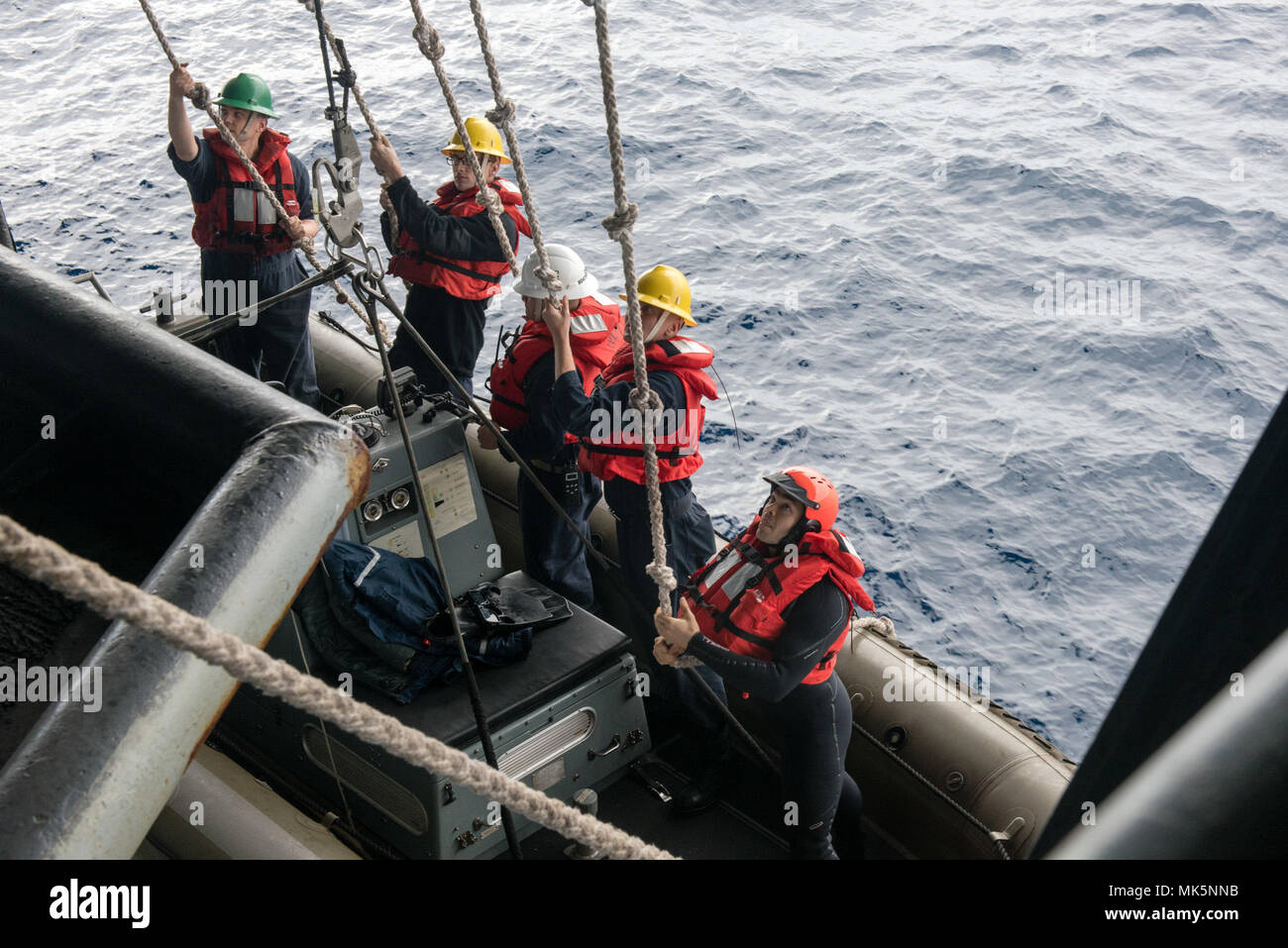 Man overboard practice hi-res stock photography and images - Alamy