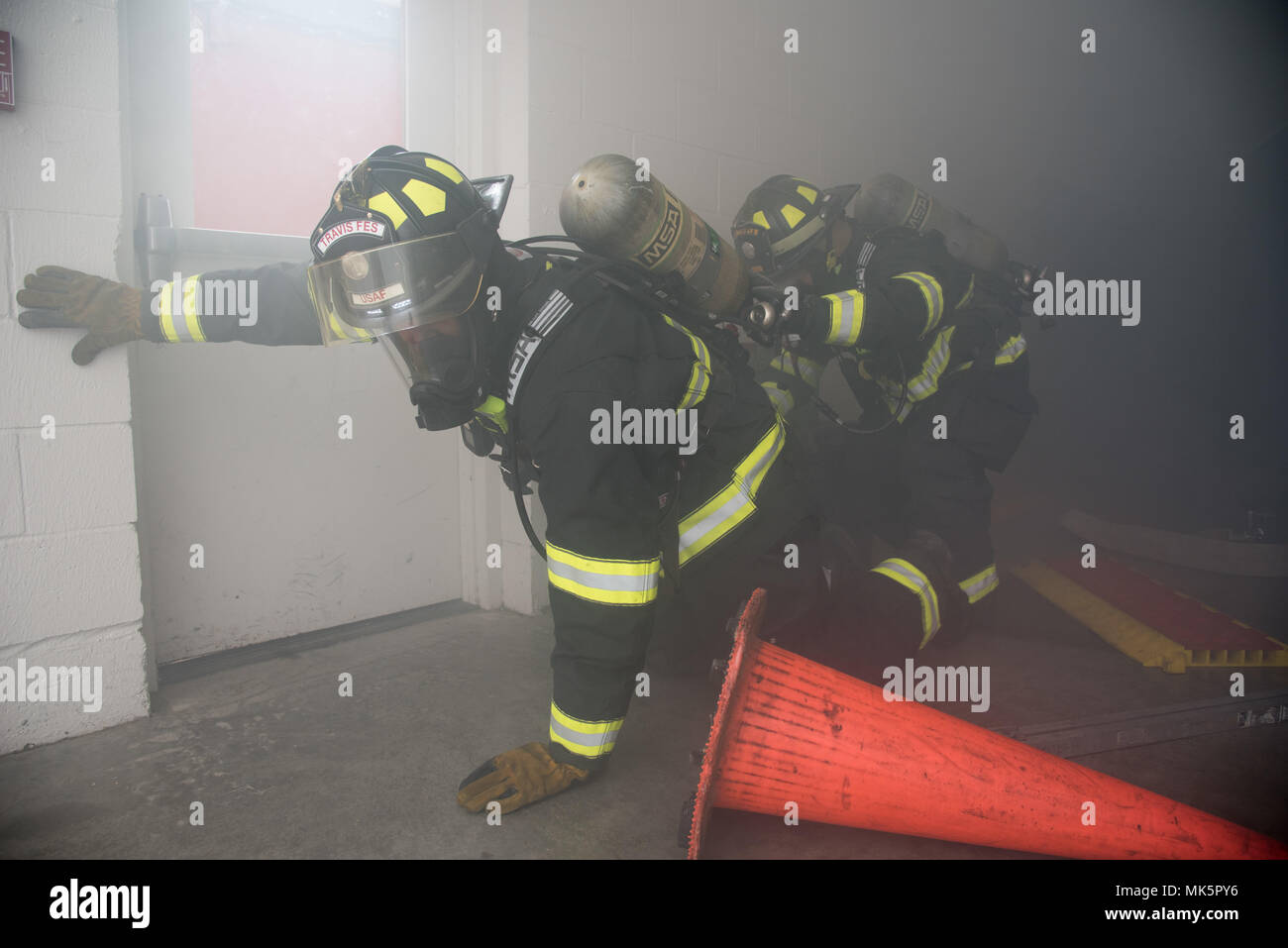 Senior Airman DeJon Peirson and Staff Sgt. Benjamin Reed, both 60th ...