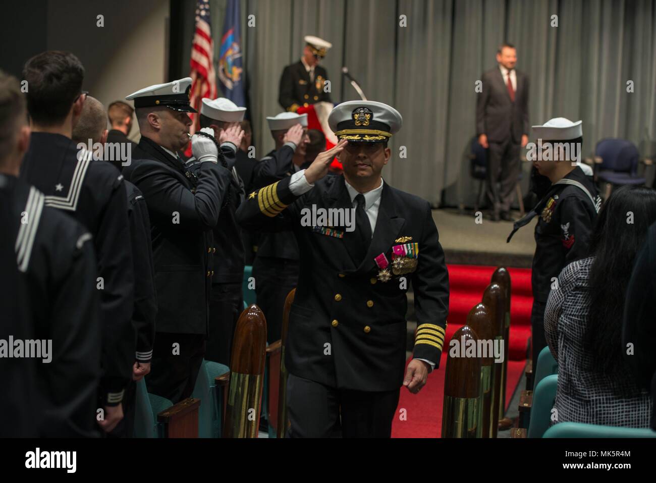 KEYPORT, Wash. (Nov. 09, 2017) Capt. Gustavo Gutierrez, from Miami ...