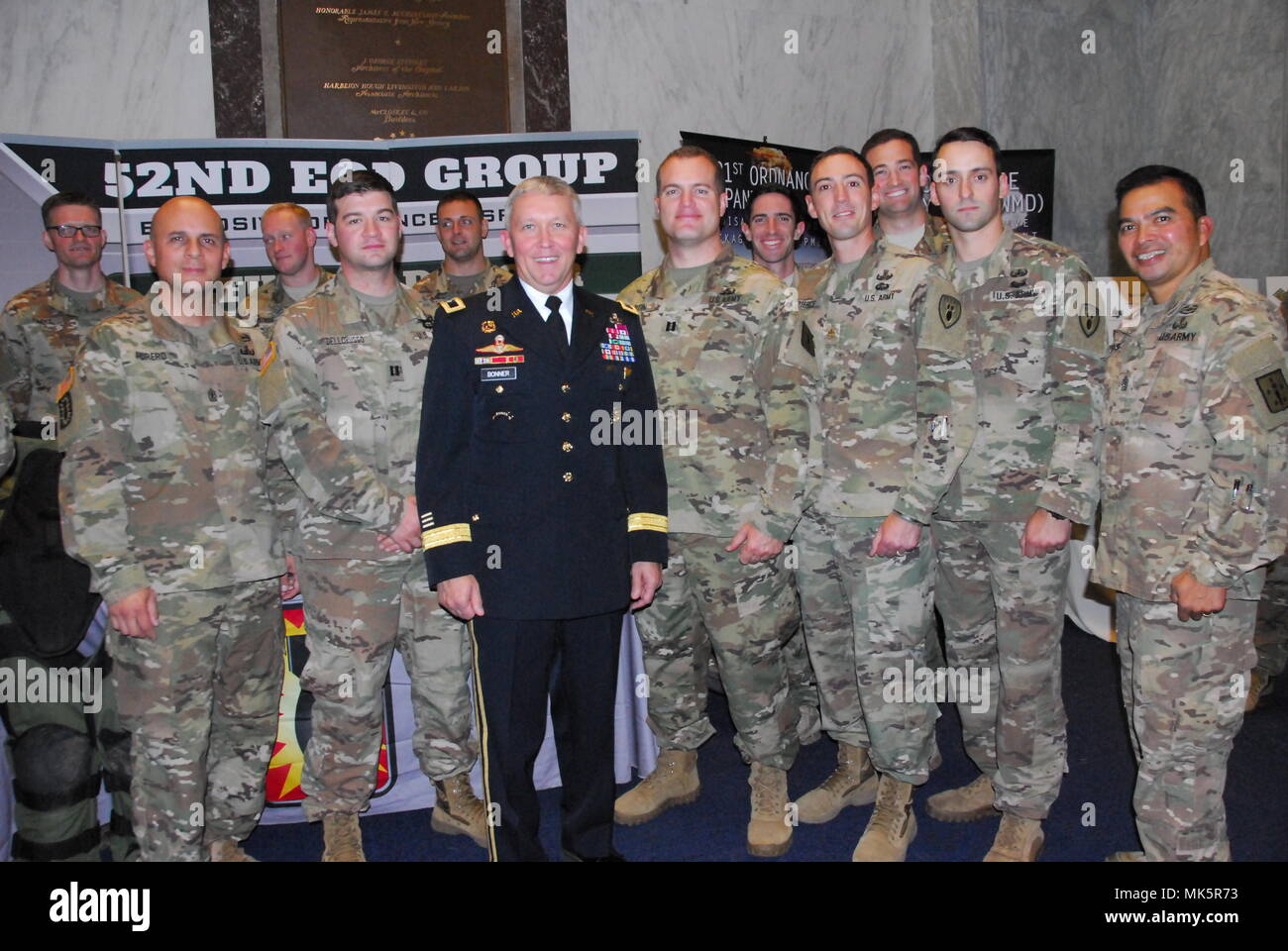 Brig. Gen. James Bonner, commander, 20th CBRNE Command, meets with ...
