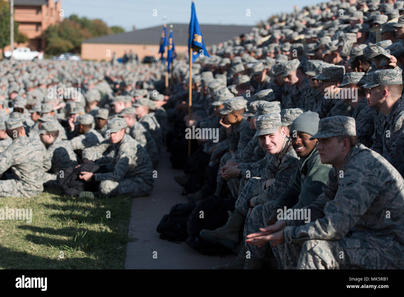 Airmen from the 82nd Training Wing attend the Veterans Day parade at ...