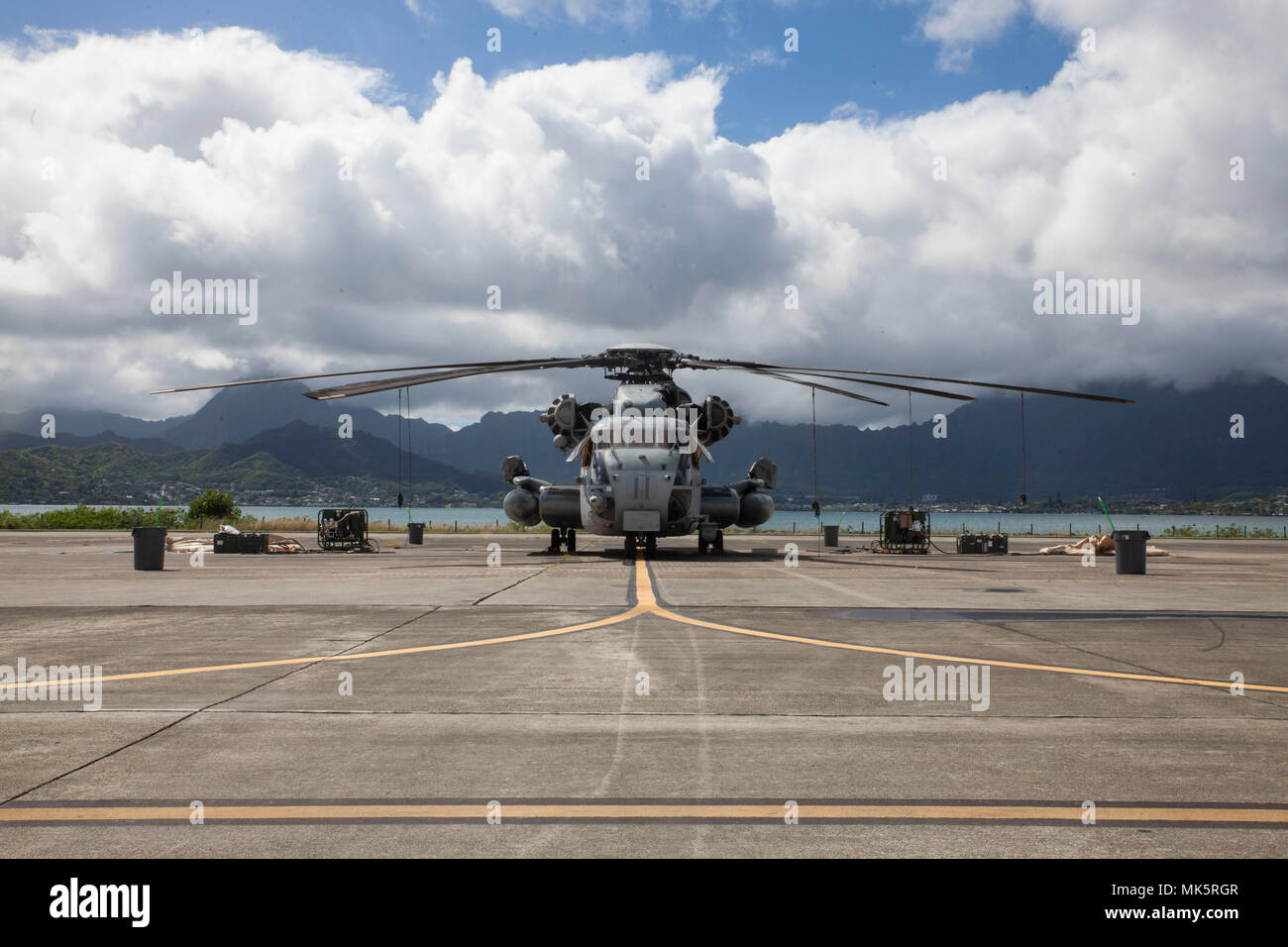 A CH-53E Super Stallion assigned to Marine Heavy Helicopter Squadron ...