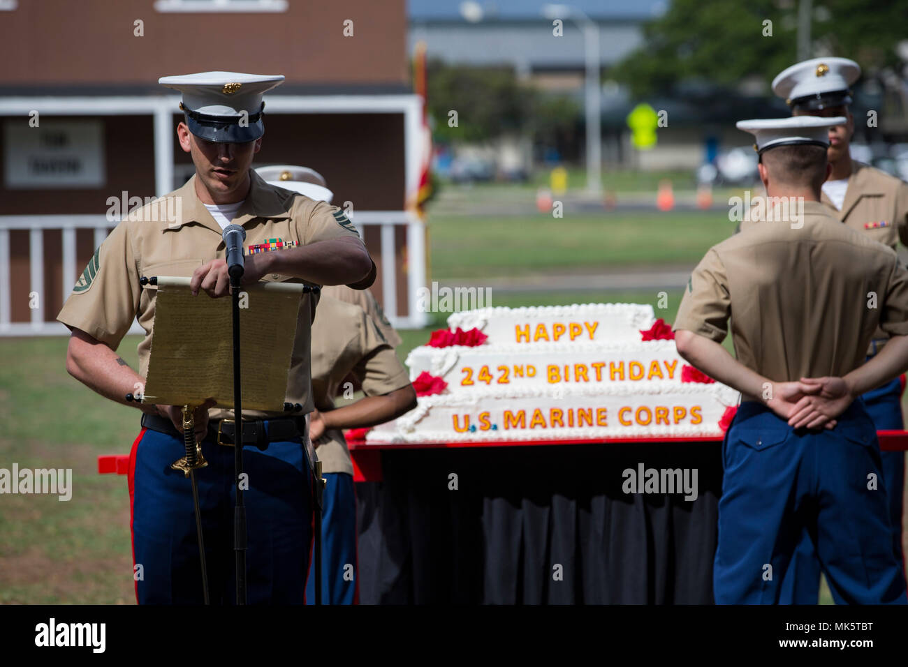 U.S. Marine Corps Staff Sgt. Joseph Clinton, Headquarters Battalion ...