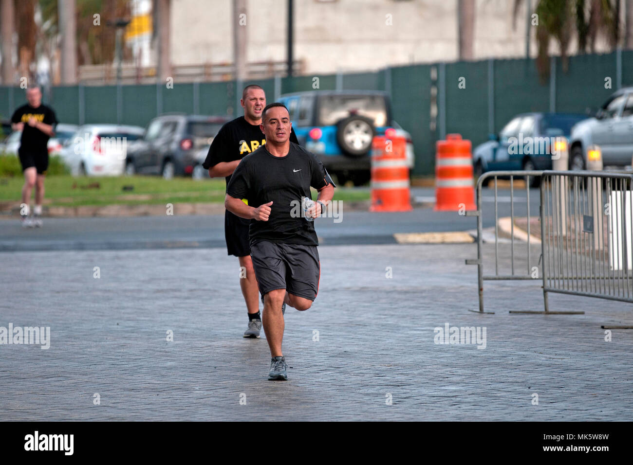 National Guard Soldiers assigned to Joint Task Force Puerto Rico ran ...