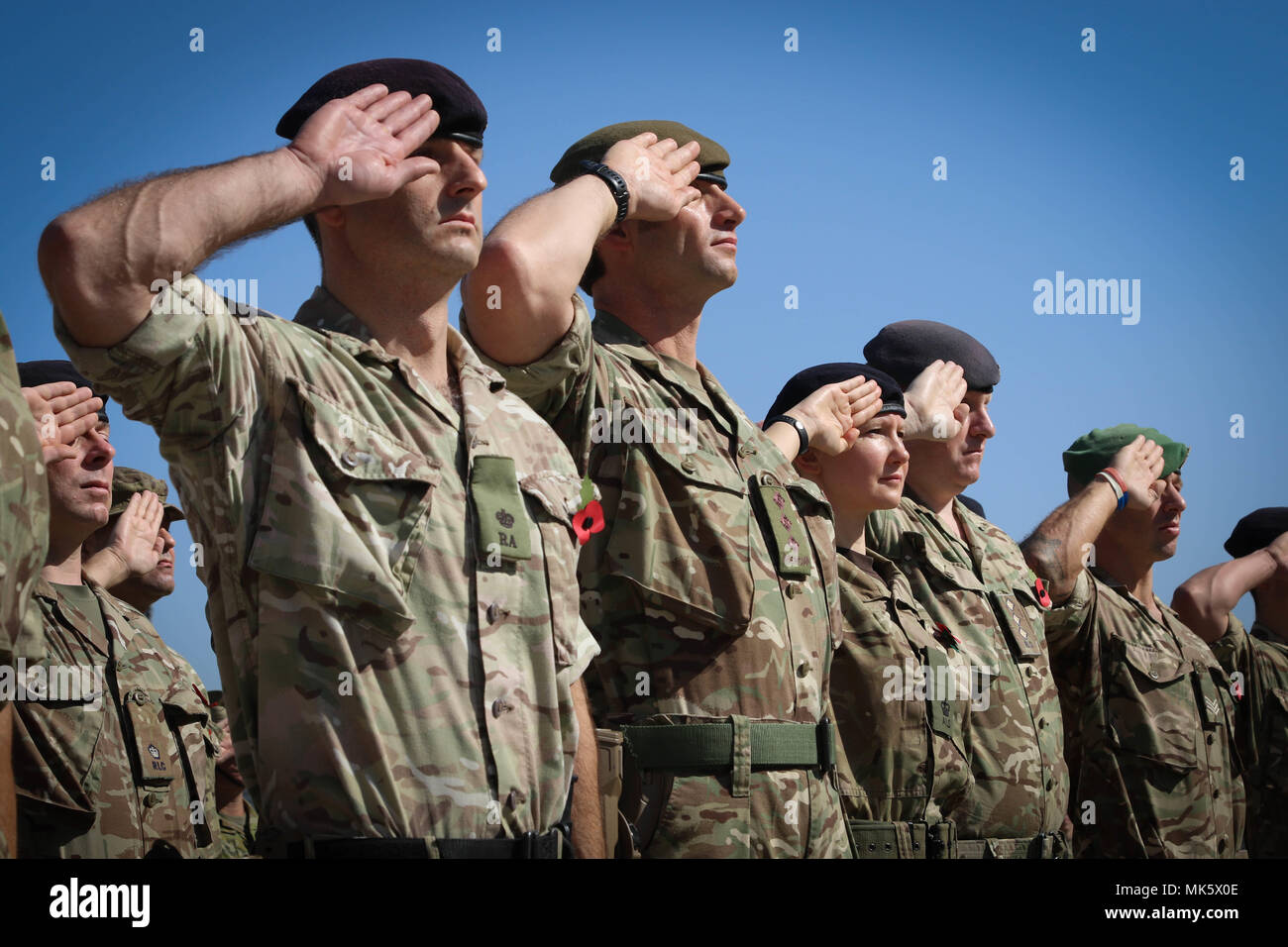 British army soldiers deployed in support of Combined Joint Forces Land ...