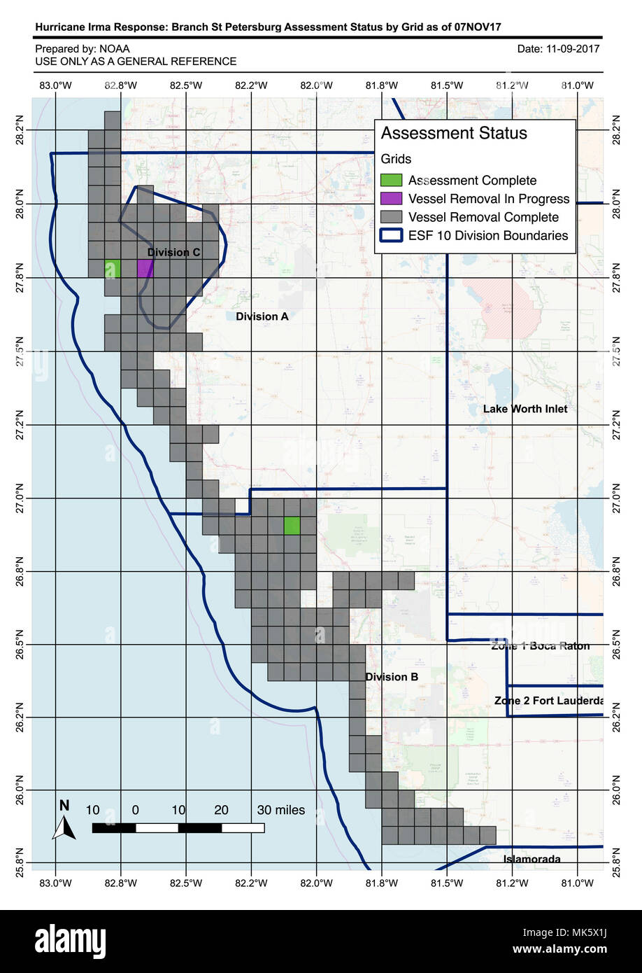 Chart courtesy of the National Oceanic and Atmospheric Administration ...